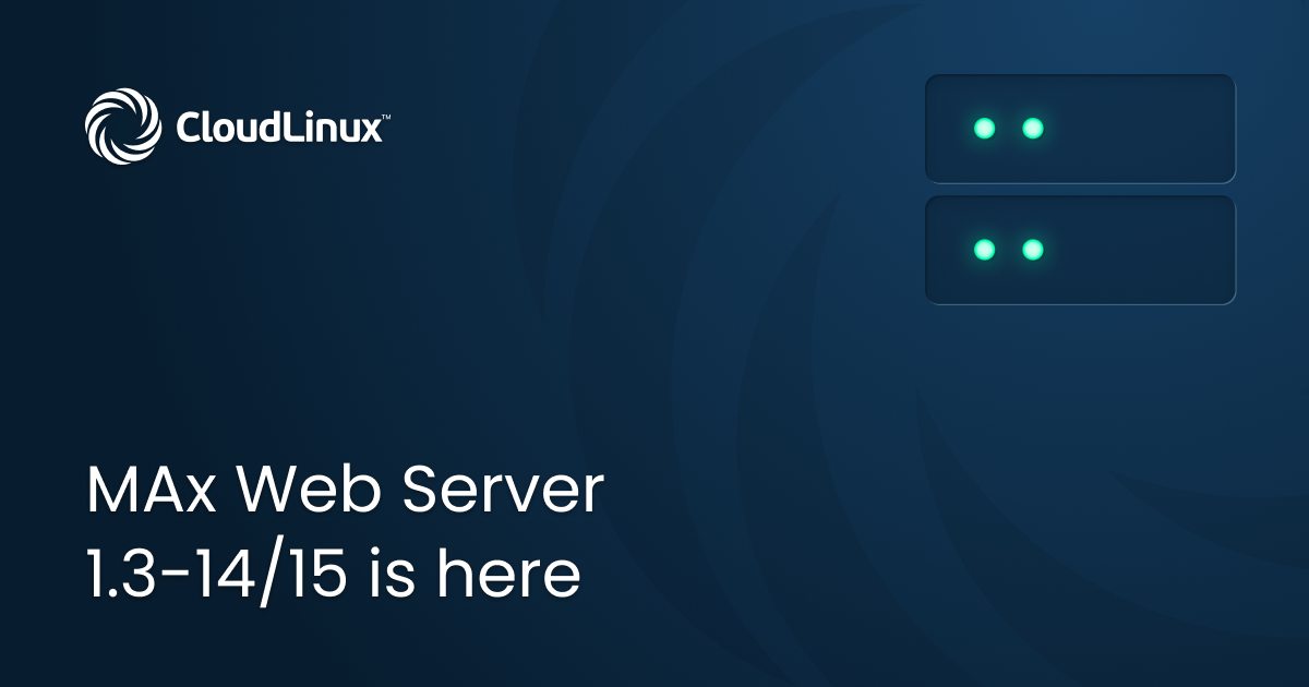 MAx Web Server 1.3-14/15 is here